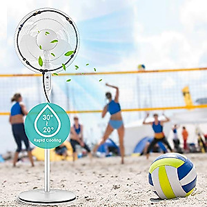 Tevigo Misting Cooling System, Outdoor Misters Automatic Plant Watering System Misters Cooling Backyard Patio Garden Lawn Greenhouse (20 FT9（6M）)