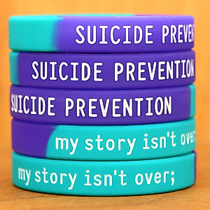 SayitBands Two Hundred (200) Suicide Prevention Wristband Bracelets (200)