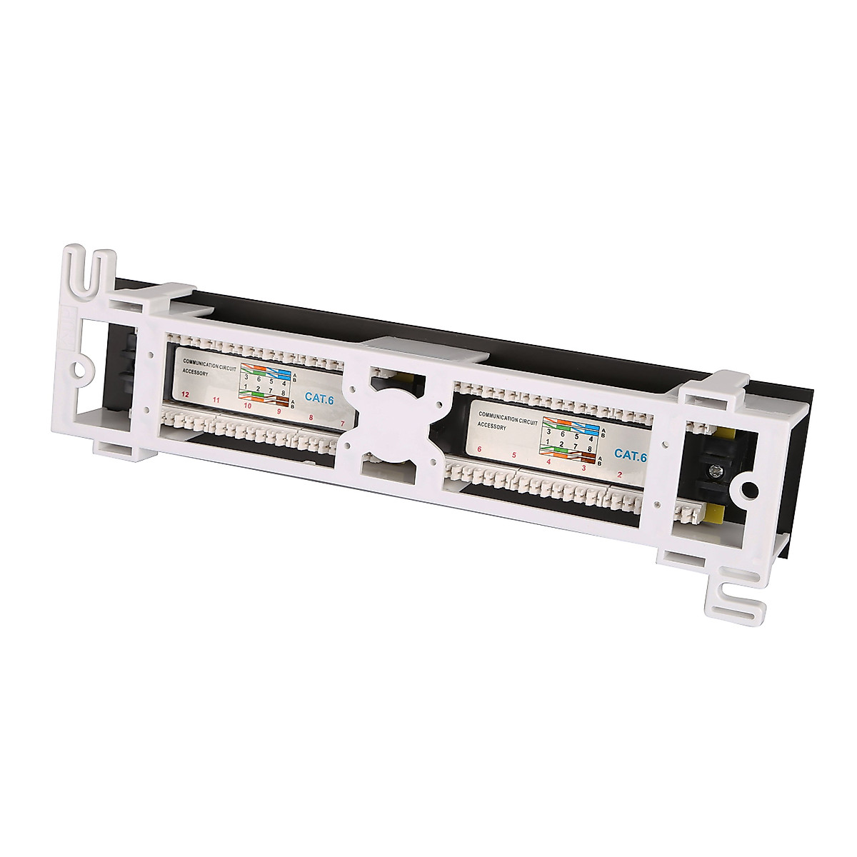 Dshot 12 Port UTP 10 inch Cat6 Network Wall Mount Surface Patch Panel