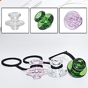 Replacement Accessory Part,Universal Cover with Silicone Case,Green/Pink/Clear (3 PCS）