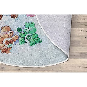 Well Woven Care Bears Castle in The Sky 3'3" Round Blue Area Rug