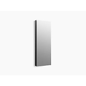 KOHLER K-81147-DA1 Maxstow Frameless Surface Mount Bathroom Medicine Cabinet, 15" x 40", Dark Anodized Aluminum