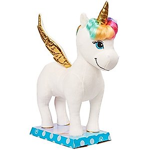 Just Play Barbie Dreamtopia Rainbow Unicorn Plush, Multicolor