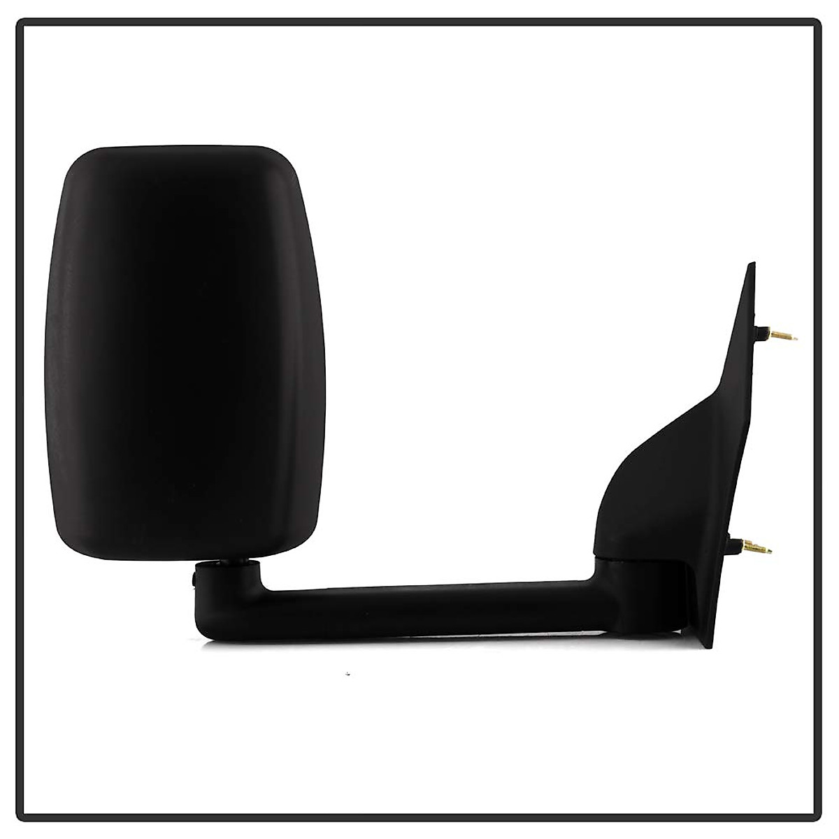 ACANII - Manual Fold Towing Mirror Passenger Side For 2003-2017 Chevy Chevrolet Express/GMC Savana Van Right 03-17