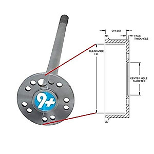 Speedway Motors Complete Rear-End Bolt-On Disc Brake Kit Conversion, Universal Kit Fits Ford 8 or 9 Inch, Complete Kit for Easy Installation to Increase Stopping Power