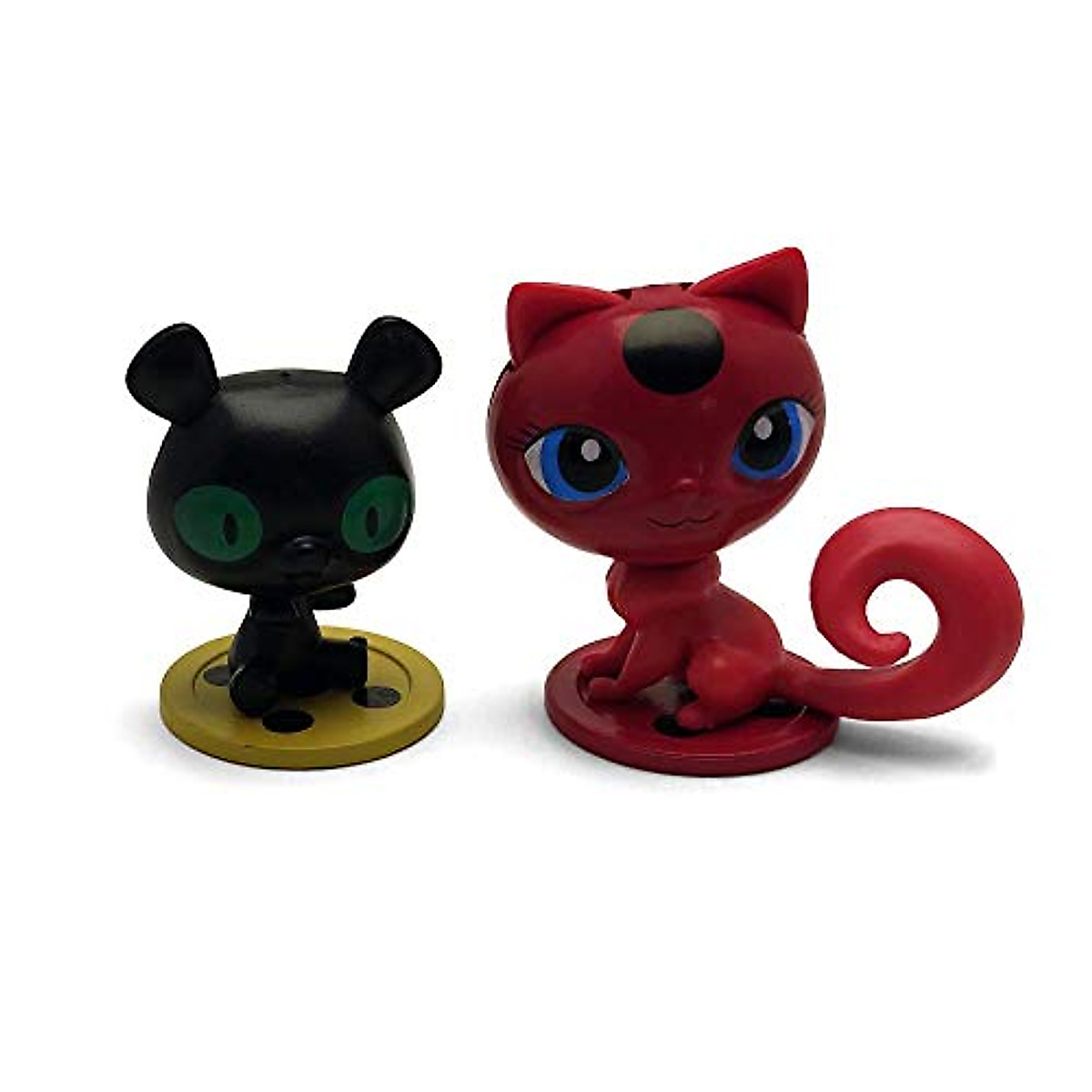 Cartoon-Inspired Ladybug and Cat Noir (Set of 8 pcs), Action Figures, Toys