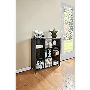 ClosetMaid 16058 Premium Adjustable 9-Cube Organizer, Black Walnut