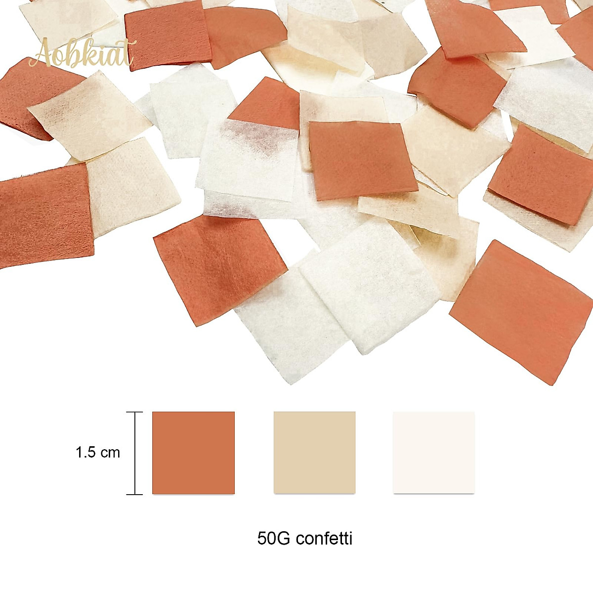 AOBKIAT Boho Wedding Decorations Set,28 PCS Dusty Brown Tissue Paper Pom Poms,Circle Dots Garland Paper Tassels Hanging Backdrop for Baby Shower,Birthday,Bridal Showers,Fall Party Supplies