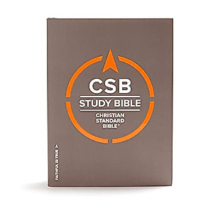CSB Study Bible, Hardcover, Red Letter, Study Notes and Commentary, Illustrations, Articles, Word Studies, Outlines, Timelines, Easy-to-Read Bible Serif Type