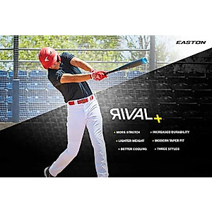 Easton | RIVAL+ Baseball Pant | White | Adult | Medium