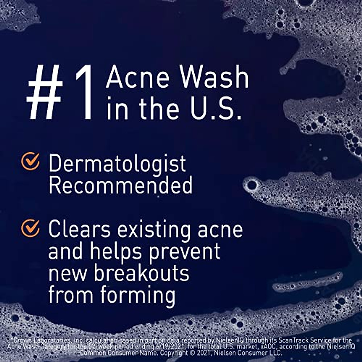 PanOxyl Acne Foaming Wash Benzoyl Peroxide 10% Maximum Strength Antimicrobial, 5.5 Oz