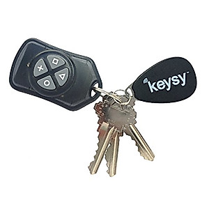 Keysy Rewritable RFID Key Fobs (5-Pack, Black)