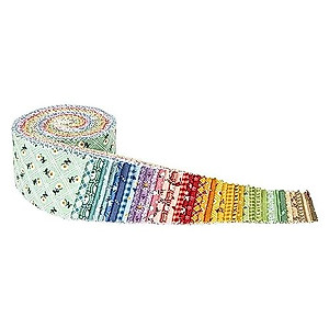Lori Holt Prairie Rolie Polie 40 2.5-inch Strips Jelly Roll Riley Blake Designs RP-12300-40