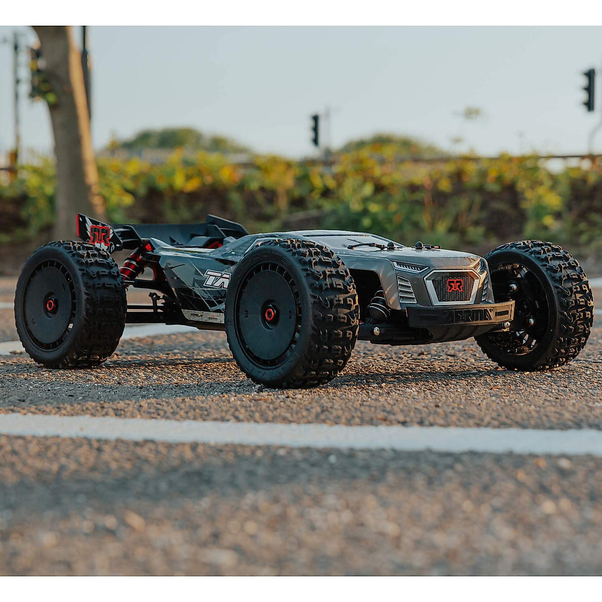 ARRMA RC Truck 1/8 Talion 6S BLX 4WD Extreme Bash Speed Truggy RTR (Battery and Charger Not Included), Black, ARA8707