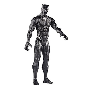 Avengers Marvel Titan Hero Series Black Panther Action Figure, 12-Inch Toy, Inspired by Marvel Universe, for Kids Ages 4 and Up
