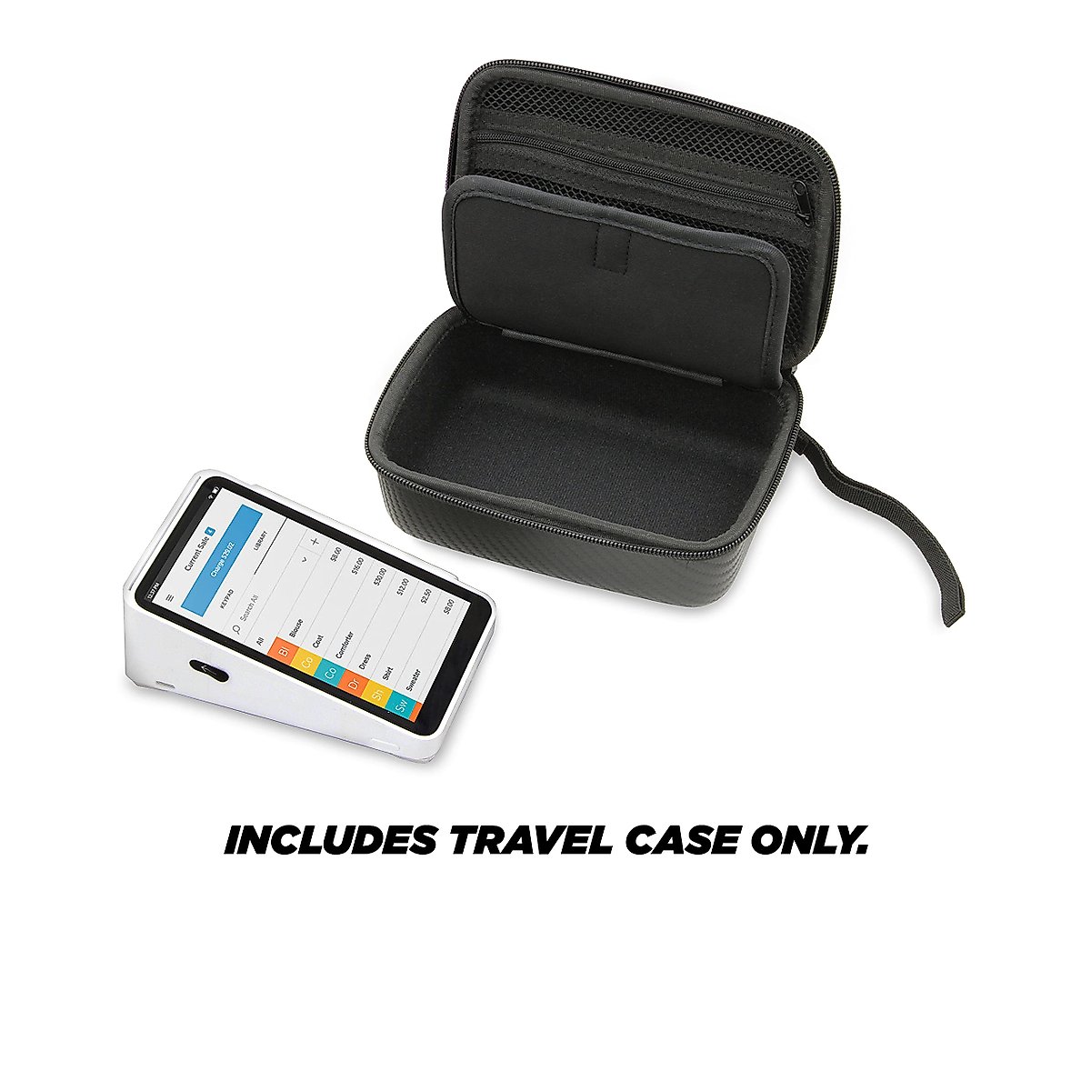 CASEMATIX Travel Carry Case Compatible with Square Terminal POS System Reader, Will Not Fit Paper or Accessories, Case Only