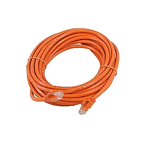 Monoprice Flexboot Cat6 Ethernet Patch Cable - Network Internet Cord - RJ45, Stranded, 550Mhz, UTP, Pure Bare Copper Wire, 24AWG, 30ft, Orange