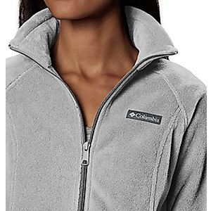 Columbia Women's Benton Springs Full Zip, Cirrus Grey Heather, Small