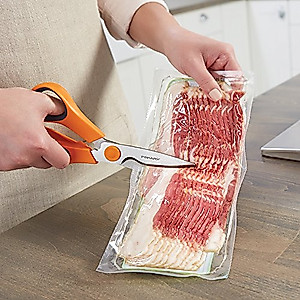 Fiskars All-purpose Kitchen Shears (8 Inch), 510041-1001,Orange