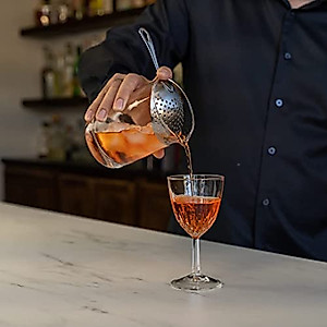 A Bar Above Diamond Cut Cocktail Mixing Glass – Thick, Sturdy Glass Beaker to Mix & Stir Cocktails – Drink Mixer Glass for Bar Mixing Set – Basic Professional or Home Bar Accessories (18 oz)