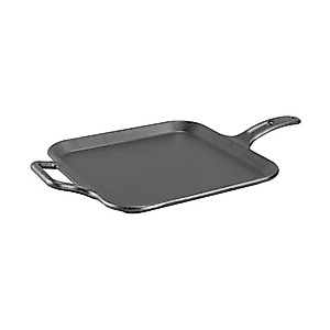Lodge BOLD 12 Inch Seasoned Cast Iron Square Griddle, Design-Forward Cookware