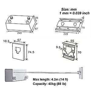 N/A Clothes Line Dryer Retractable Bathroom Accessories White Clothesline Rack Laundry Dryer Double Layer Stretch Tools