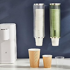 Hxyxbnhno Convenient Cup Holder Rack Practical Cup Dispenser Wall Mounted Paper Cup Holder Cup Stand Rack