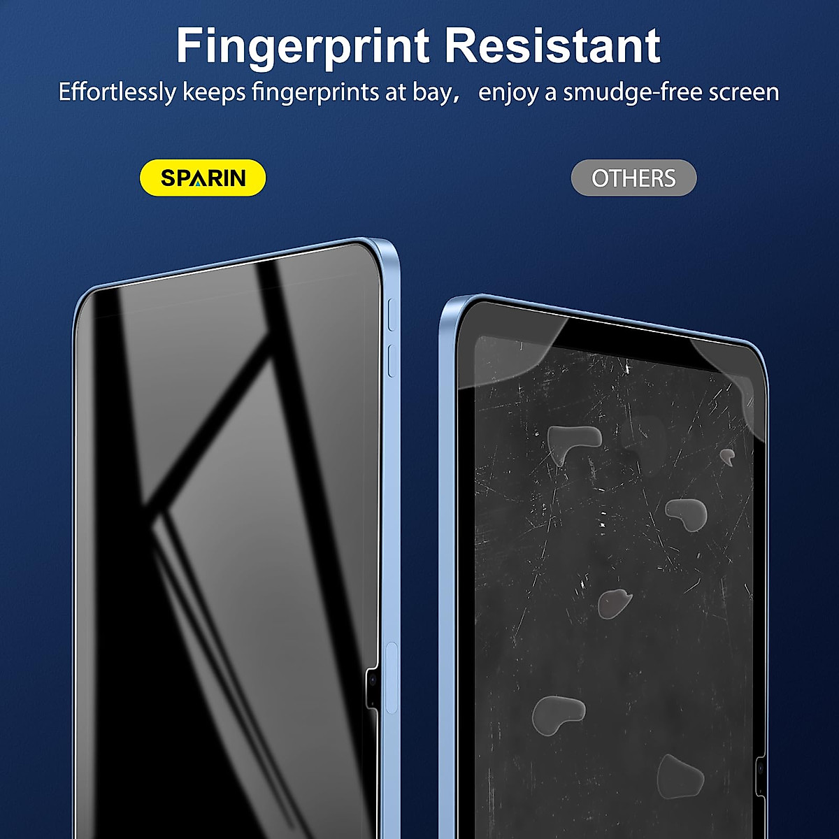 SPARIN Screen Protector Compatible with iPad 10th Generation 10.9 inch (2022 Models), 2 Pack 9H Hardness Tempered Glass for iPad 10 with Case Friendly, Anti-Scratch, Touch Sensitive