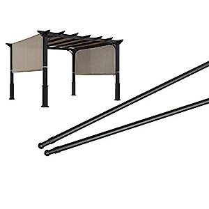 ALISUN Length Adjustable Weight Rods/Pull Tubes for Pergola Canopy (2 Rods Included, from 77 inches to 146 inches)