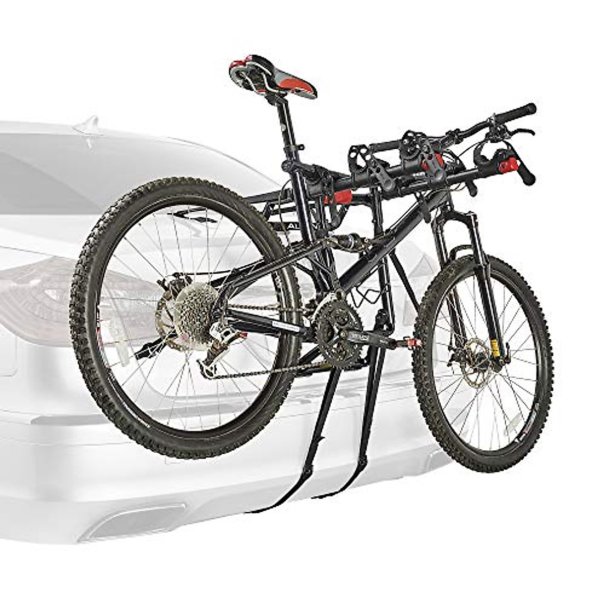 Allen Sports Premier 3-Bike Trunk Rack, Model S103 (Black and red)