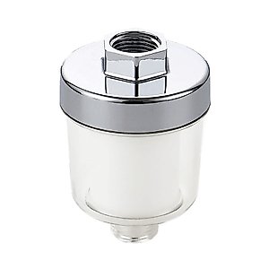 THRANO Shower Head Filter for Hard Water Handheld High Pressure, Water Softener to Remove Chlorine and Heavy Metals Impurities, Universal Transparent Filtered Showerheads for Bathroom Kitchen