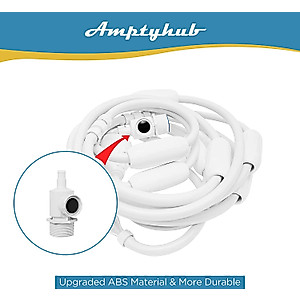Amptyhub 9-100-9001 UWF Connector Assembly Compatible with Polaris Zodiac 380, 280, 180 Pool Cleaner Parts Replacement Universal Wall Fitting Connector Assembly Part