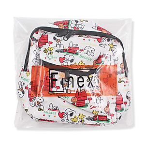 White Dog Small Nylon Bag Multipurpose Causal Daypack for Travel Trip Shopping Tablet iPad Mini up to 8 inches