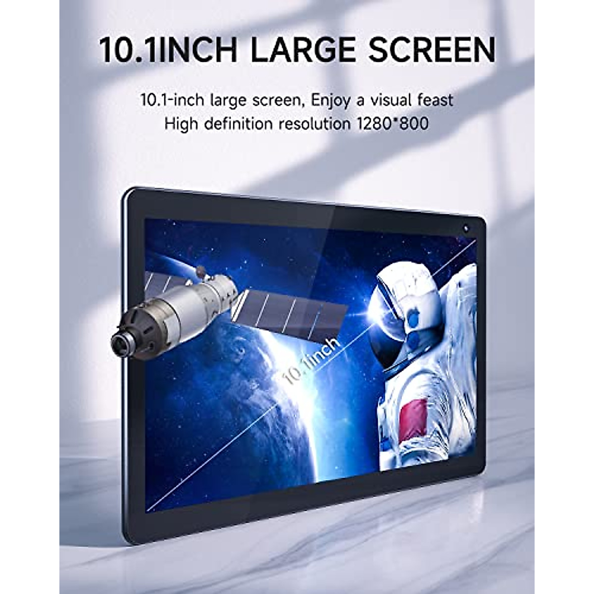 10 inch Tablet Android, Tablets Computer 32GB ROM Storage 512GB Expand, 1280x800 IPS Touch Screen,2MP&8MP Camera, Support Bluetooth, WiFi, 6000mAh Battery, Google Certified Tablet PC, Gray