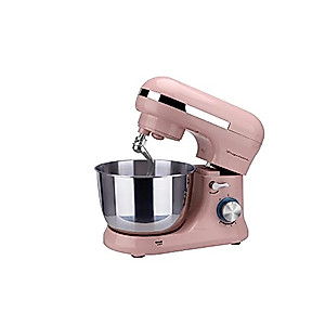 FRIGIDAIRE ESTM020-PINK 4.5L Retro Stand Mixer (Pink), 4.75 quart