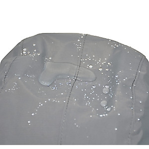 MOUNTFOOTPRINT Wide Brim Waterproof Bucket hat Sun Protection Fishing hat rain Hats Summer Unisex Water Resistant (Dark Gray)