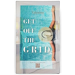 Displays2go 32" Wall Mounted Digital Signage Mirror with Motion Sensor, Android 7.1 - Silver (DGMM32)