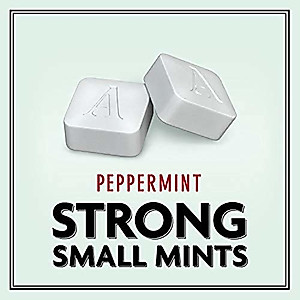 ALTOIDS Small Peppermint Breath Mints Sugar Free Hard Candy Bulk, 0.37 oz Tin (Pack of 9)