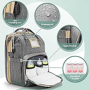 Baby Shower Gifts, Diaper Bag Backpack, Baby Registry Search, Gifts for Mother, Newborn Essentials Diaper Bags Accessories Unisex Dad Mom Mens