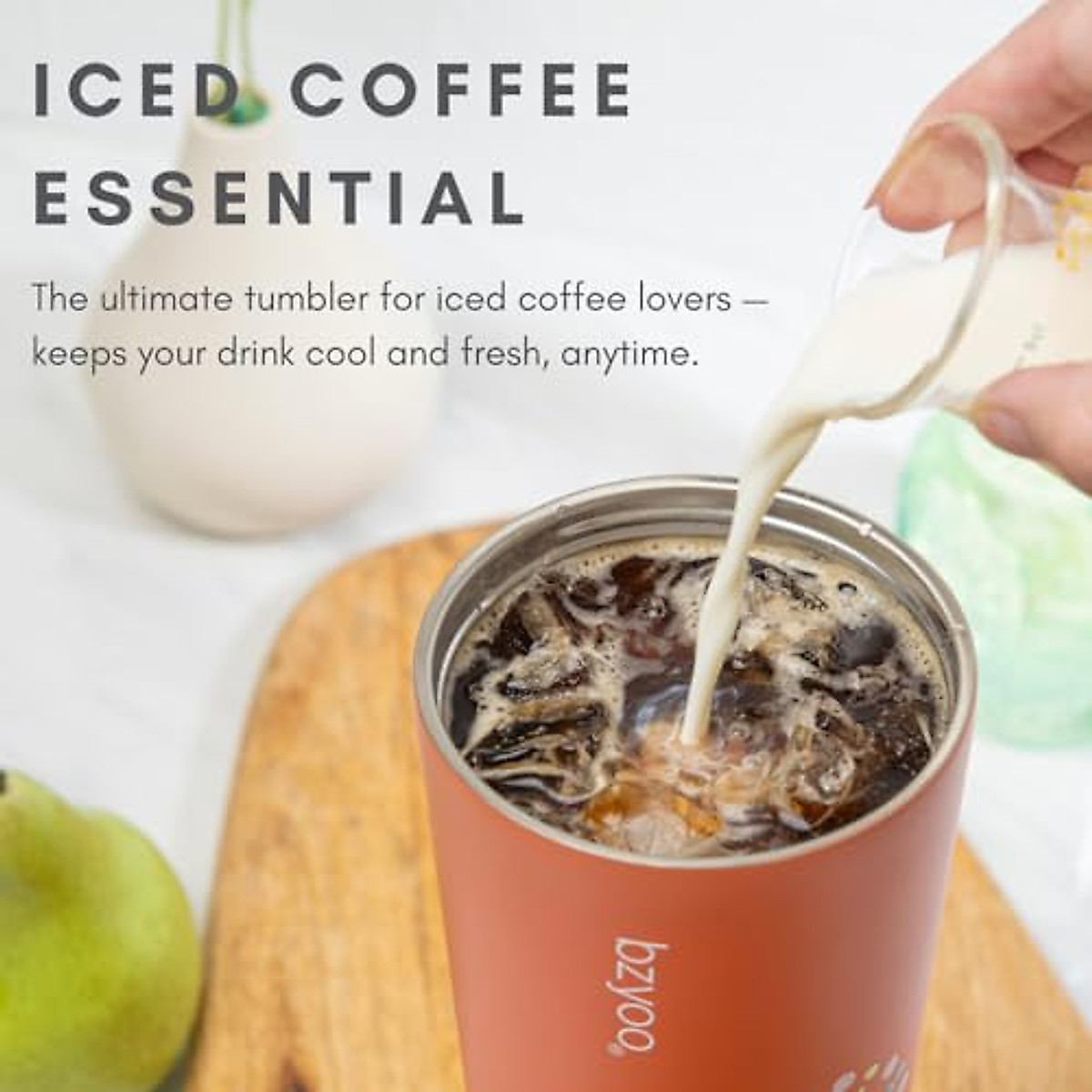 bzyoo SUP Double Wall Vacuum Insulated Tumbler with Straw and Lid Stainless Steel Water Bottle Cold Drink Travel Mug Cup Valentines Gifts For Him & Her (710ml) Color: Mandala Black