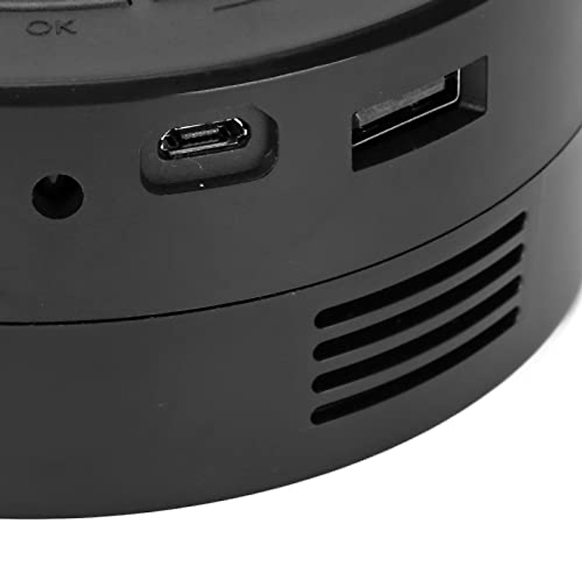 Portable Projector, Same Screen Function TFT LCD 1080P HD Diffuse Reflection Imaging Eye Protection Mini Projector Mobile Power Projection Built in Speaker Video Projector for Home Outdoor