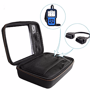 ANCEL Case for OBD2 Scanner, Protective and Storage Box (L) for All Innova and ANCEL Products Black