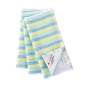 Full Circle Tidy 100% Organic Cotton Dish Cloths, Set of 3, Spring Green