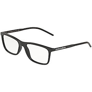 Dolce & Gabbana DG5044-2525 EYEGLASSES MATTE BLACK W/DEMO LENS 53mm