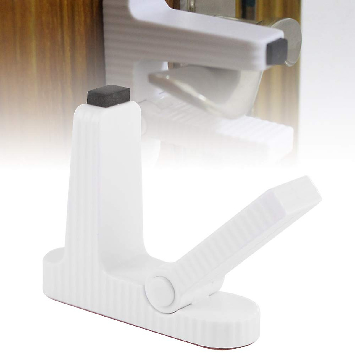 Door Lever Lock-Child Proof Doors Baby Kids Door Stopper Safety Security Lock Closet Protection