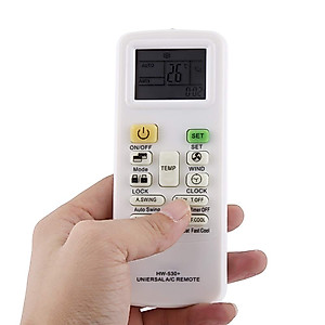 Tihebeyan Universal Air Conditioner Remote Control, Remote Control Replacement for Gree Midea LG Sharp Haier Toshiba Samsung Air Conditioning