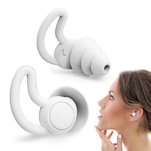 Reusable Ear Plugs for Sleeping - Safe Sound Blocking Ear Plugs Noise Cancelling Silicone Earplugs for Sleeping - (Reduce 40db) High Fidelity Earplugs for Musicians Hearing Protection Travel Ear Plugs