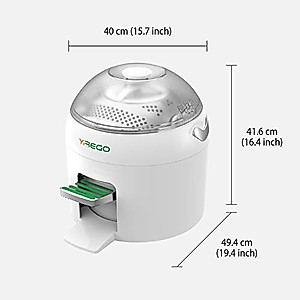 Yirego Drumi Portable Washer Non Electric | 10 mins Quick Wash & Spin Dry | Space Saving - ideal for Apartments and Travel | Replace hand wash | Easy Clean and Maintain Product Name