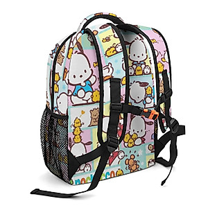 Poch-acco backpack schoolbag durable book bag suitable for men women​hiking camping picnic