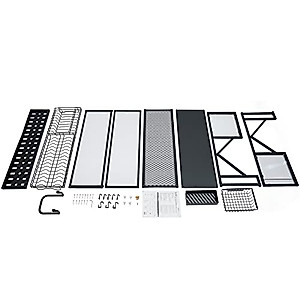 LOYALHEARTDY Over Sink Dish Drying Rack with Cover, 2 Tier Large Storage Kitchen Sink Organize Stand Shelf Space Saver Metal Dish Drying Rack for Kitchen Counter, 33.5"